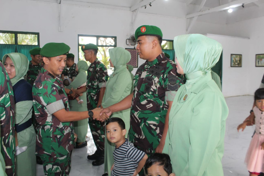 Dandim 0314 Inhil Pimpin Korps Raport Kenaikan Pangkat Periode 1 April 2023
