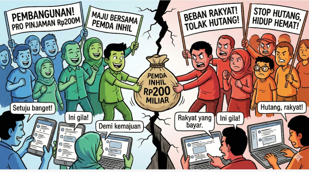 Macam Ragam Suara Netizen Pecah Dua Kubu, Menyikapi Pinjaman Rp200 ...